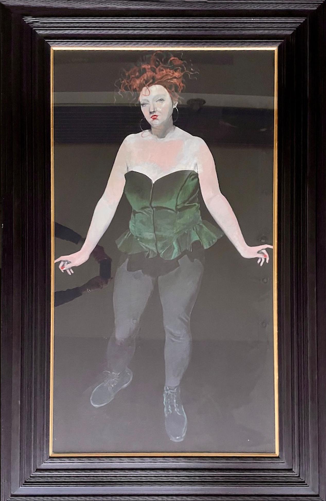 Alexandra Gardner 'Green Velvet Doll' Original - EzelDotz