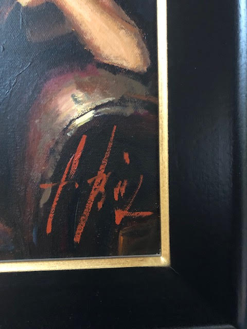 Fabian Perez 'The Living Room V' Original - EzelDotz