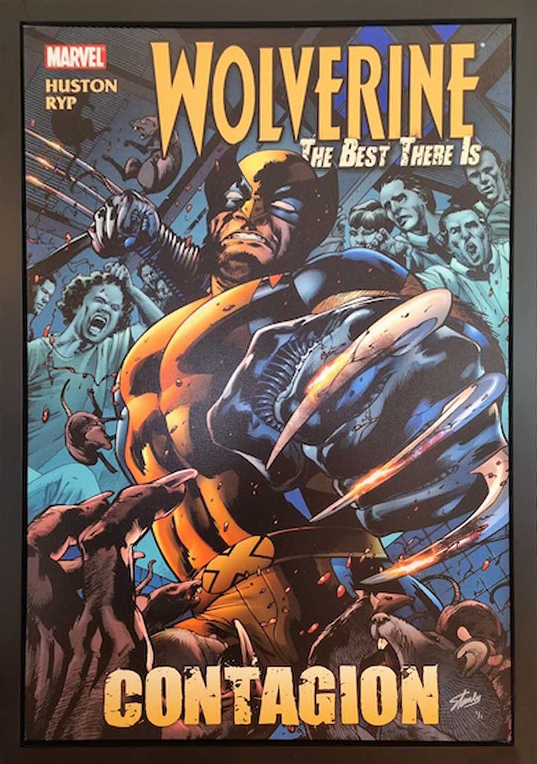 Stan Lee 'Wolverine The Best There Is Vol 1 #1' Monoprint - EzelDotz