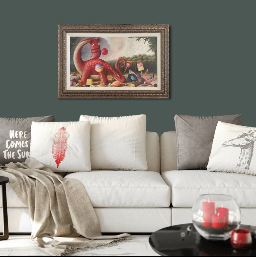 Peter Smith 'Tuppenny Pennysaurus' Limited Edition (Remarqued) - EzelDotz