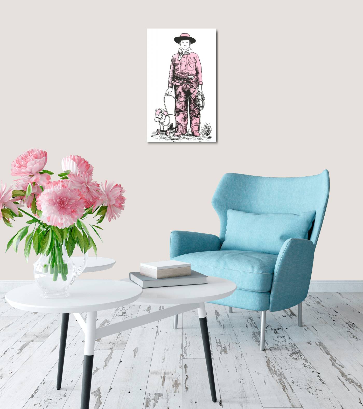 Nick Morley 'Pink Cowboy' Limited Edition - EzelDotz